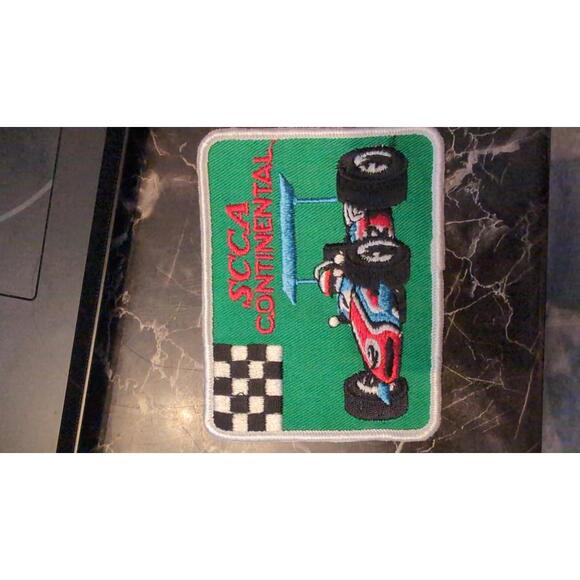 Other | Vintage Scca Continental Racing Patch With Race Car And ...